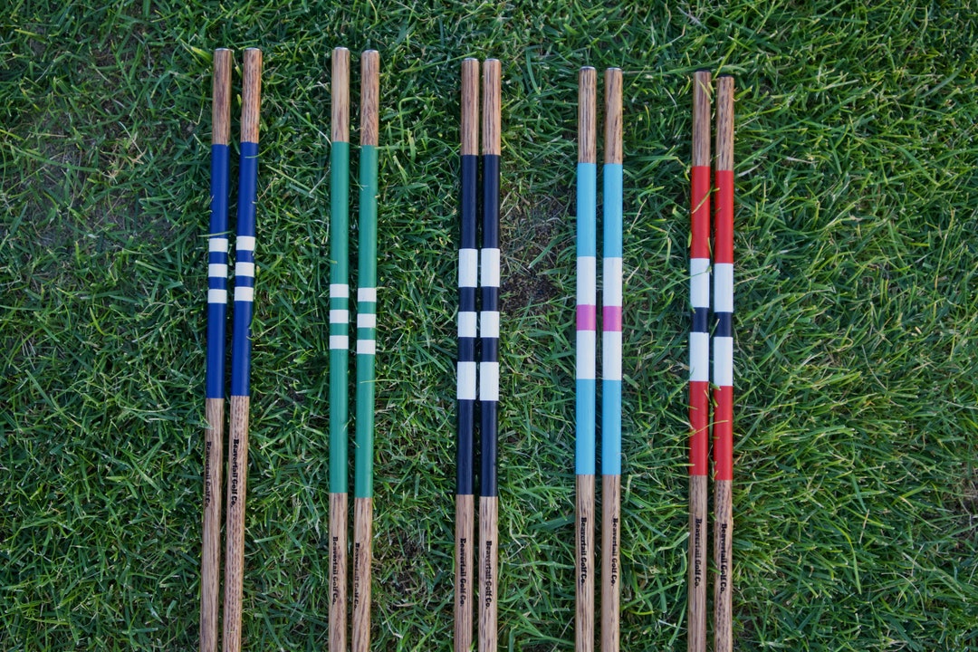 The Beaversticks - Hickory Golf Alignment Sticks - Handcrafted, Painted ...