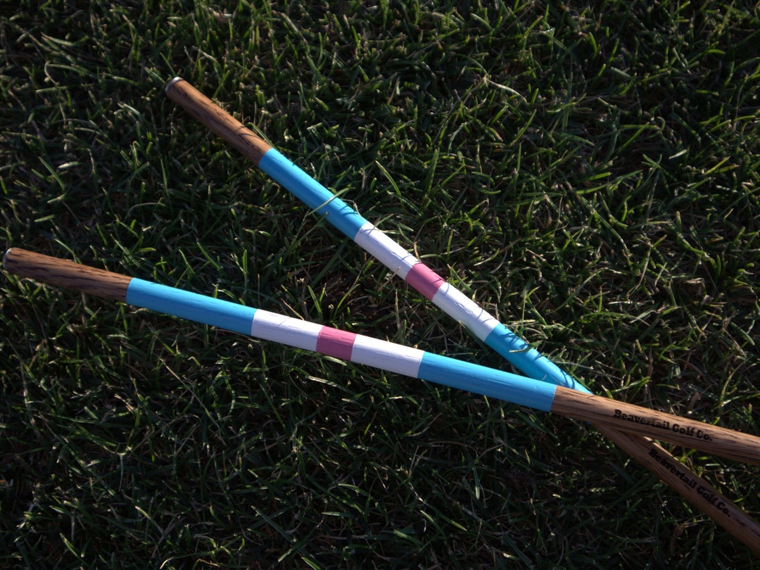 The Cotton Candy - Hickory Golf Alignment Sticks - Etsy