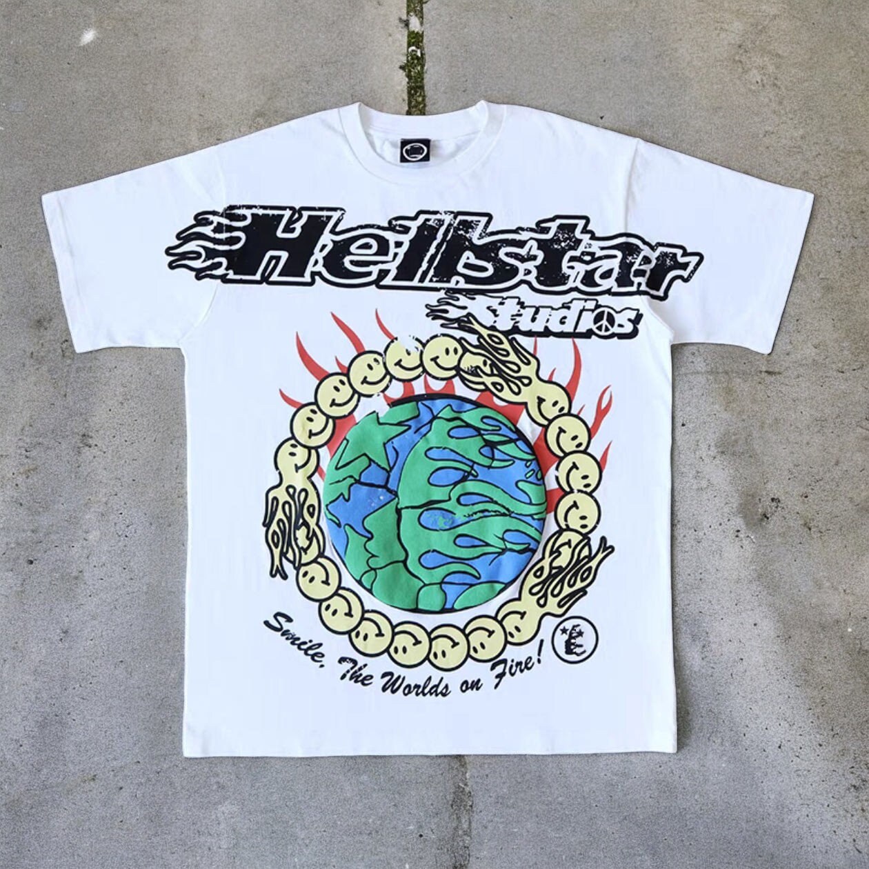 Hellstar Logo Tees Hellstar Tees Hellstar Earth T-shirts Streetwear T ...