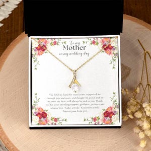 Mother of the Bride Gift, to My Mother on My Wedding Day, Bride Mom ...