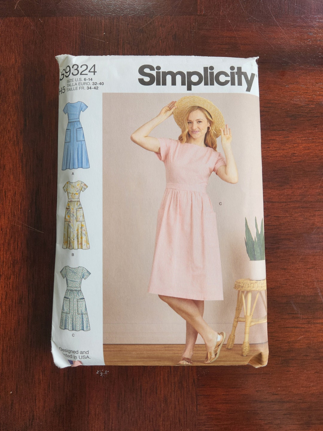 Simplicity S9324 Dress Pattern - Etsy