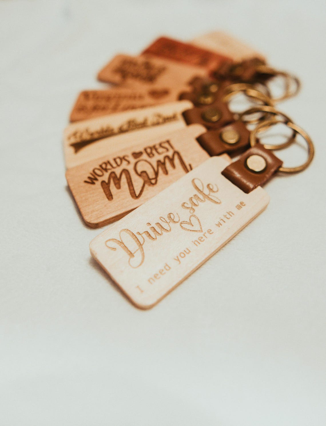 Engraved Wooden Keychains - Custom Keychains, Personalized Wood ...
