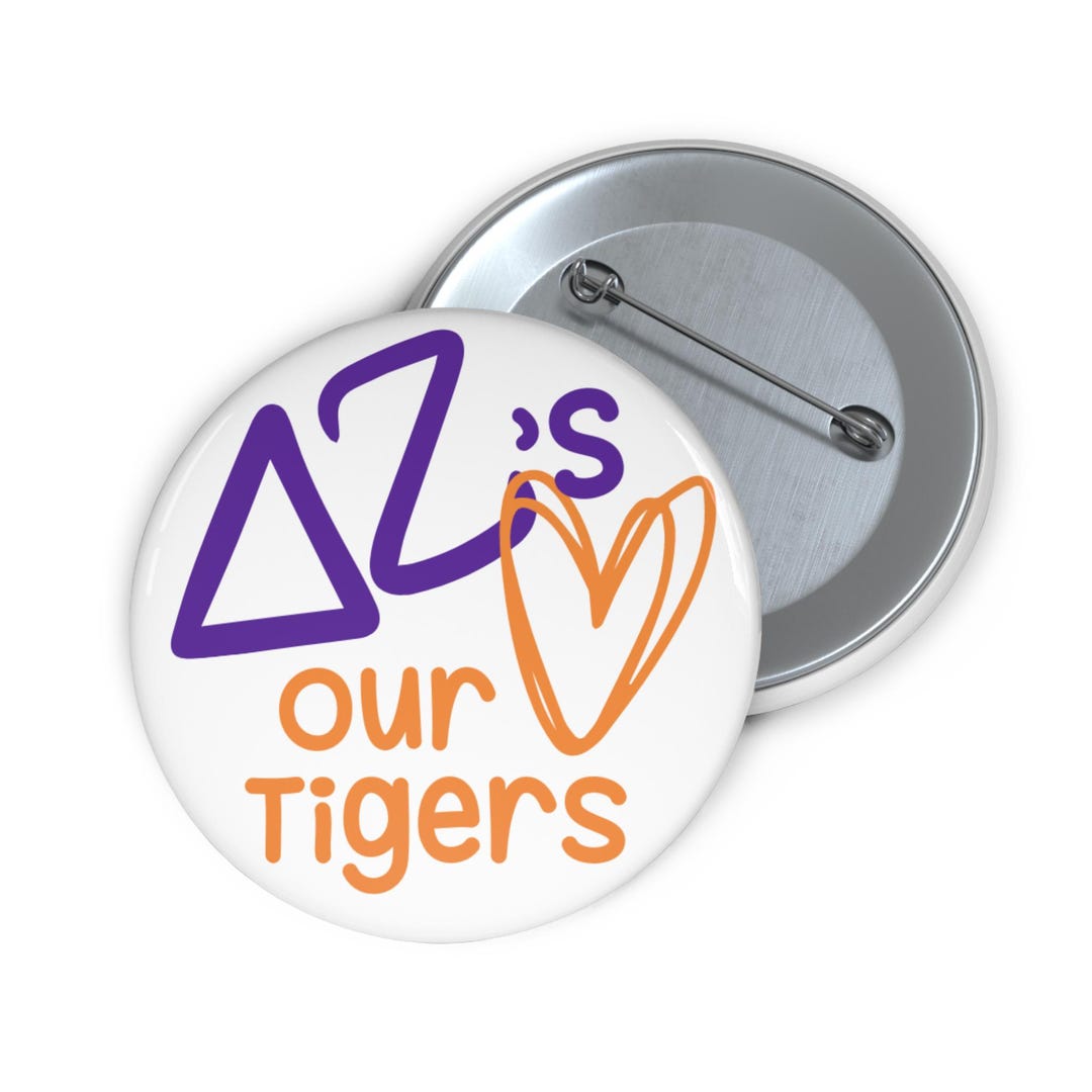 Delta Zeta Sorority Pin Sorority Game Day Pins Greek Life Pins College ...