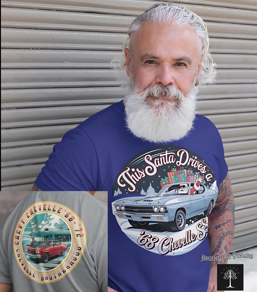 Chevelle Car Guys Christmas Gift- "this Santa Drives a '68 Chevelle ...