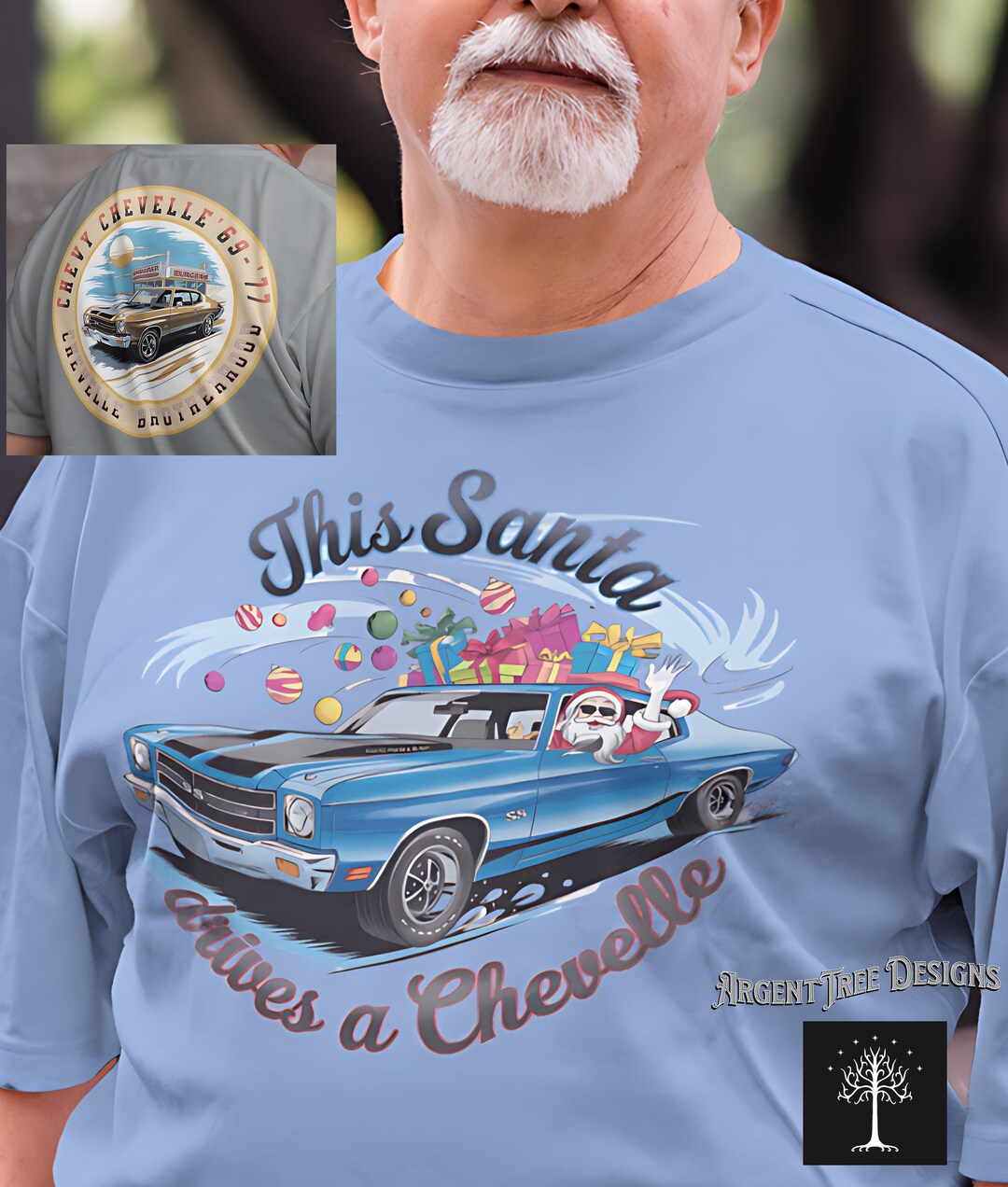 Chevelle Car Guys Christmas Gift- "this Santa Drives a Chevelle ...