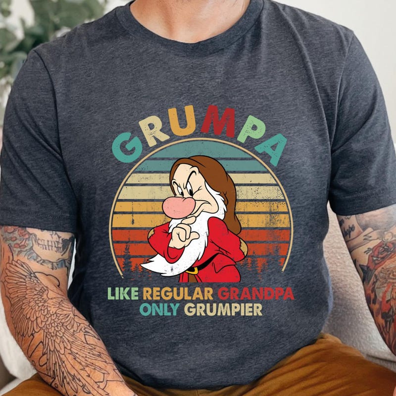 Funny Dad Shirts Grumpy - Etsy