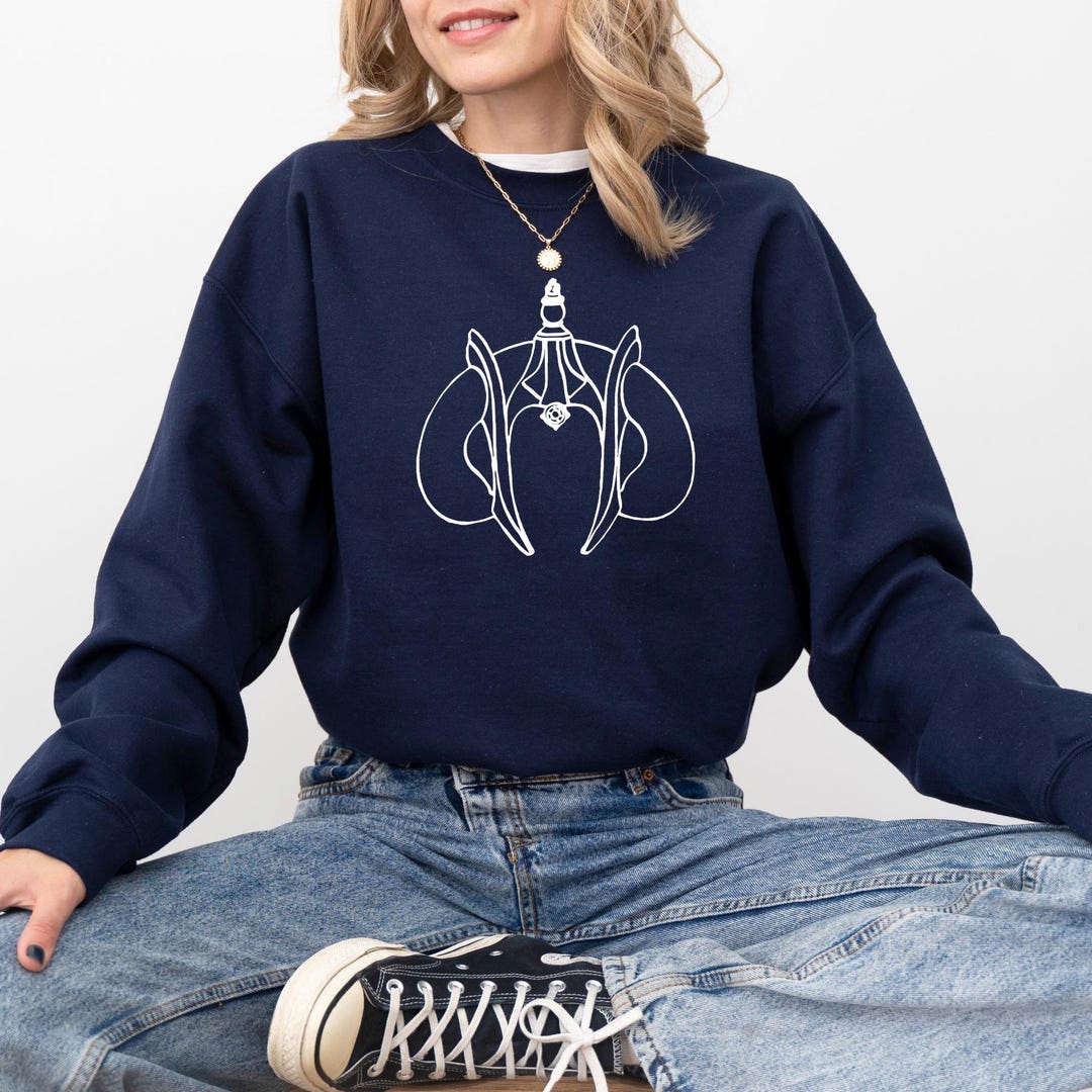 Padme Amidala Headdress Hand Drawn Sweatshirt, Padme Amidala Hoodie ...