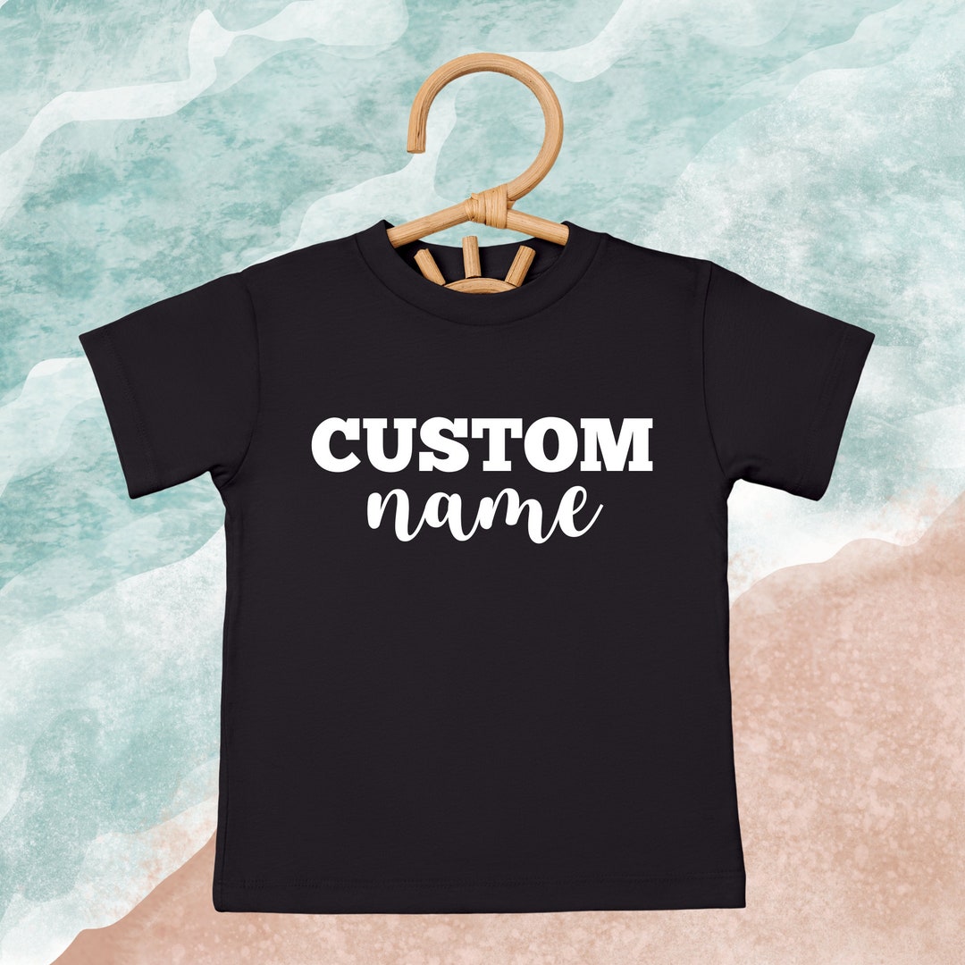 Personalized Name List Shirt, Customizable Gift, Personalized Name Tee ...