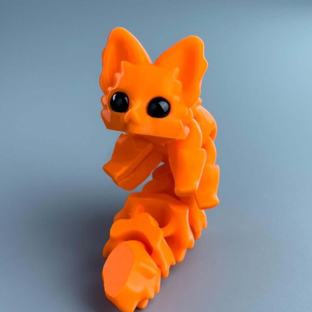 Fox 3D Figurine, Flexible Joint 3D Toy, 3D Toy Figurine, Premium Gift ...