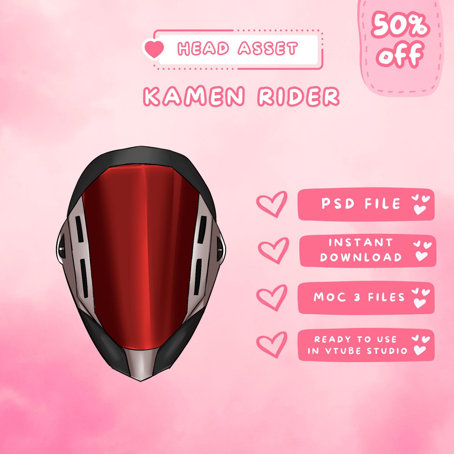 Vtuber Asset, Vtuber Asset Rigged, Vtuber Head Asset, Vtuber Helmet ...