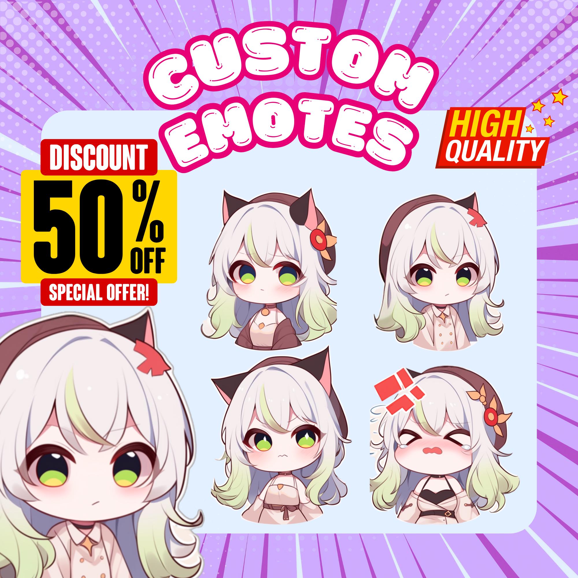 CUSTOM Twitch Emotes, Twitch Emotes, Twitch Emoji, Kick Emotes, Custom ...