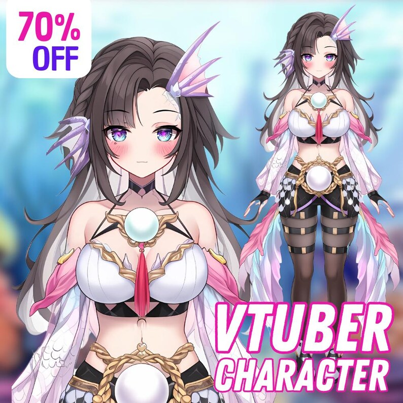 Custom Live2d Vtuber Model | Vtuber Expression | Vtuber Commission | Custom Vtuber Design ...