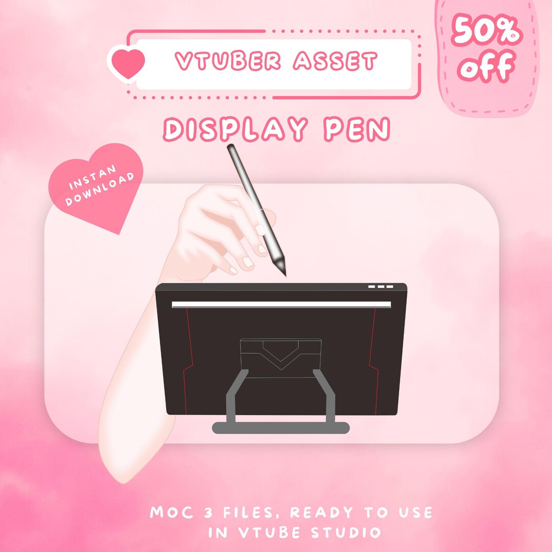 Vtuber Asset | Live2d Rigged Drawing Tablet, Vtuber Prop, Live2d Item ...