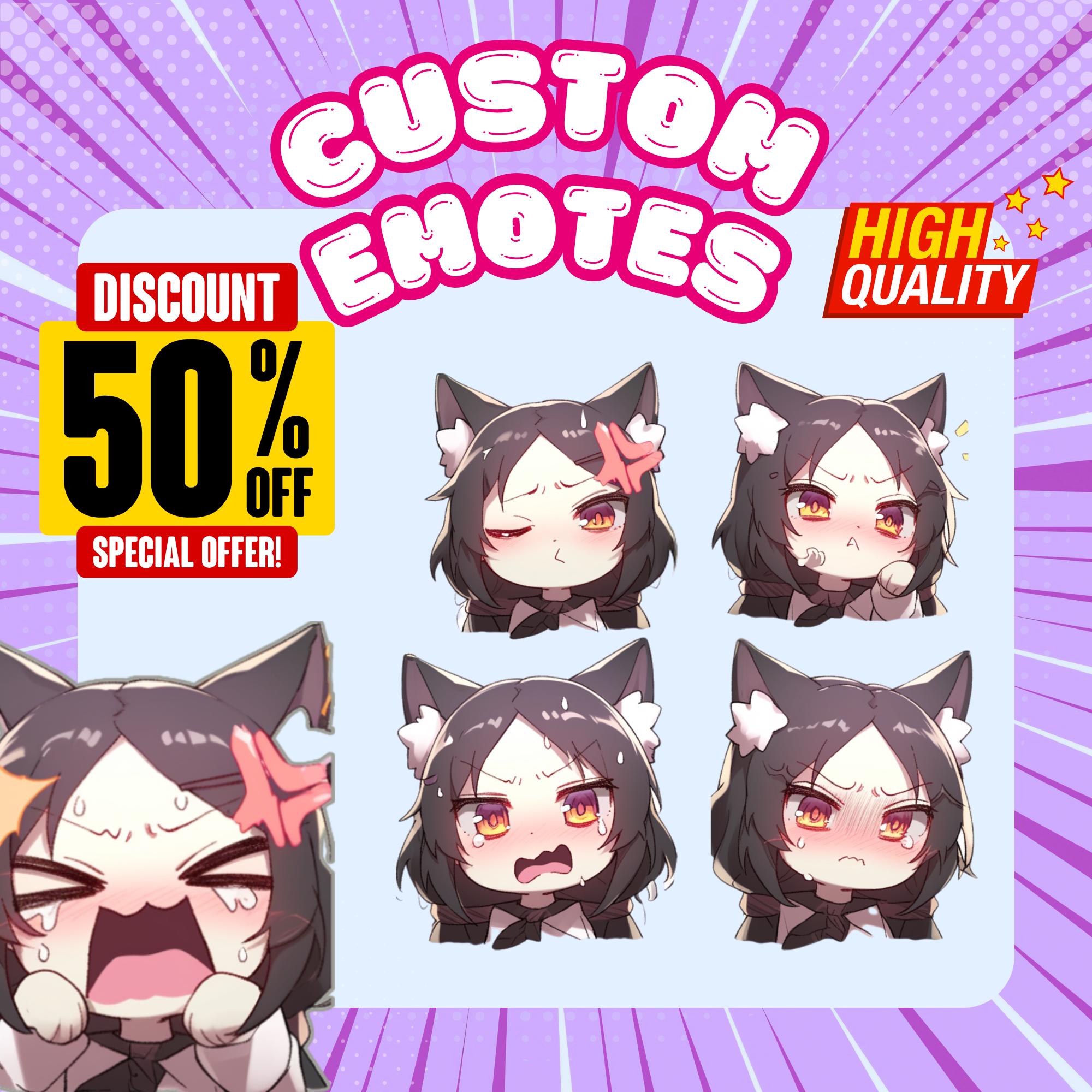 CUSTOM Twitch Emotes, Twitch Emotes, Twitch Emoji, Kick Emotes, Custom ...