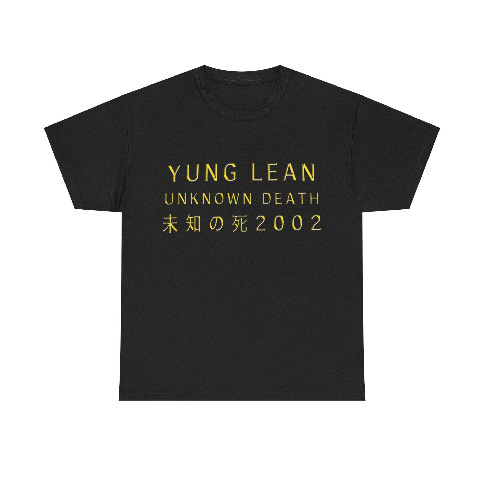 Yung Lean Unknown Death 2002 Album Tour Merch Tee T-shirt Yung Lean Unknown Death 2002 Album Tour Merch Tee T-shirt