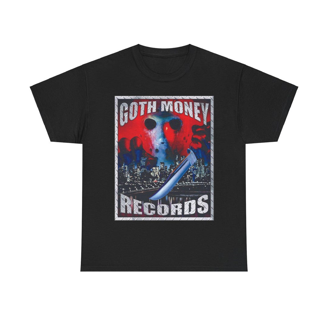 Goth Money Records - Jason Logo Tee T-shirt - Goth Money Wear Merch - Etsy