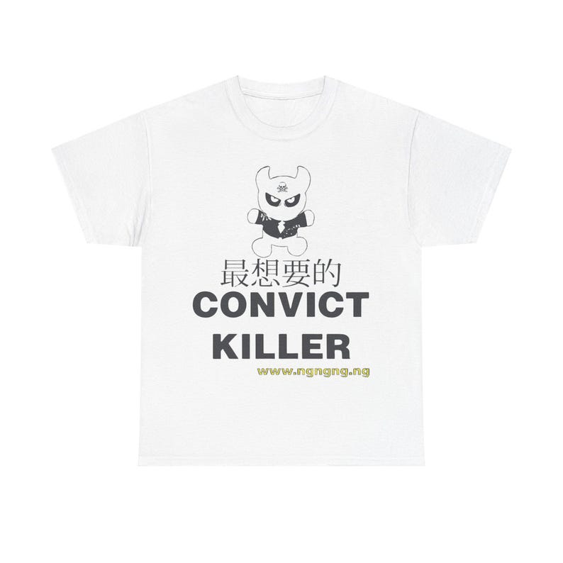NG Novagang Convict Killer Tees T-shirts Album Tour Merch - All Colors ...