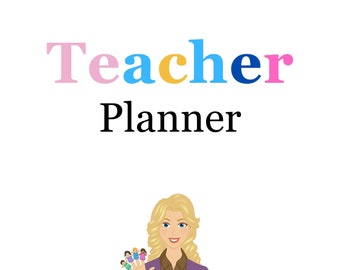 Digital Teacher Planner UNDATED Neutral Stars - Etsy