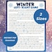 Winter Left Right Game Pass the Gift Prize Exchange Game for Family ...