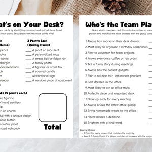Printable Office Work Party Games Bundle Fun Office Party Games for ...
