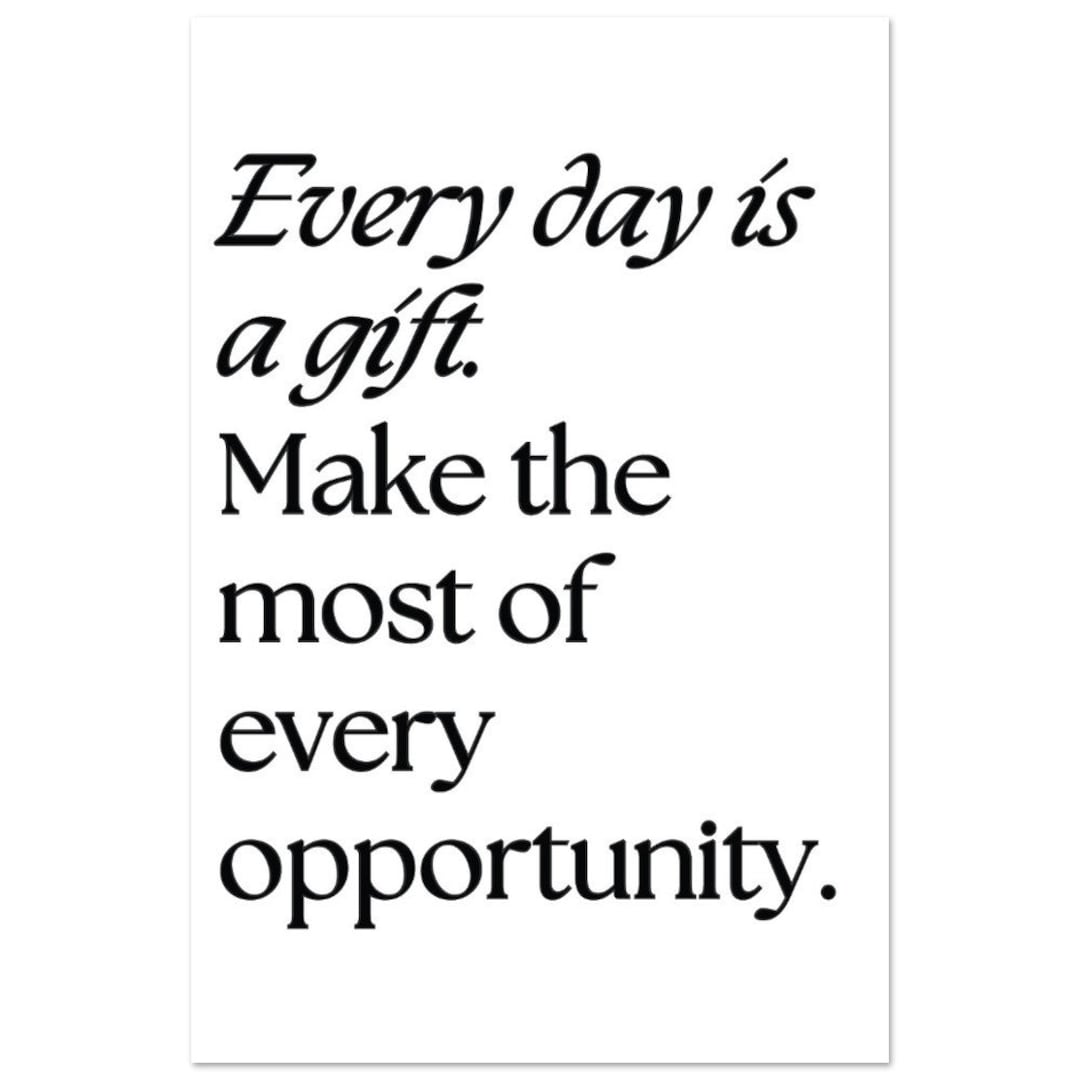 Simple Motivational Poster Wall Art Decor, Office Decor Wall Art ...