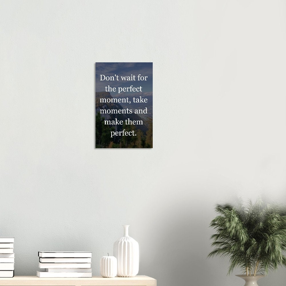 Simple Motivational Poster Wall Art Decor, Office Decor Wall Art ...