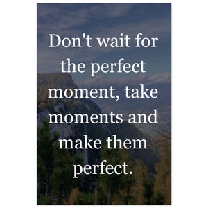 Simple Motivational Poster Wall Art Decor, Office Decor Wall Art ...