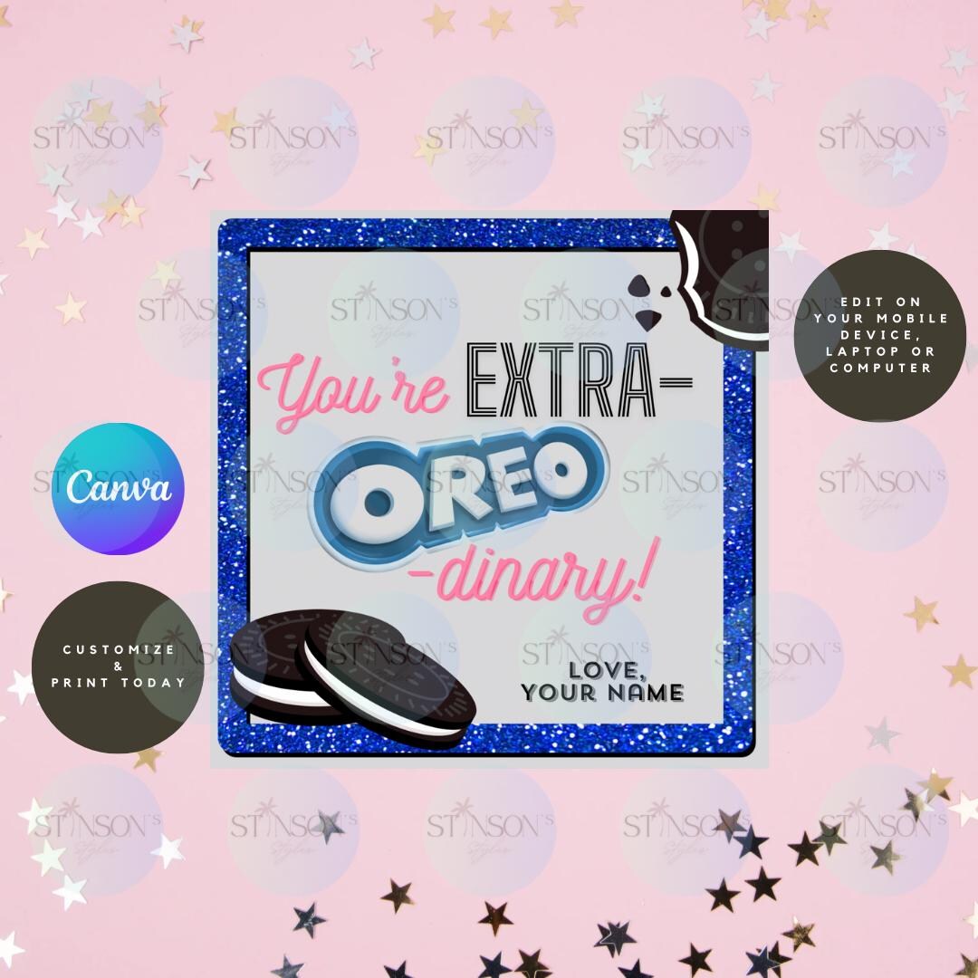 You’re Extra-oreo-dinary Tag - Etsy
