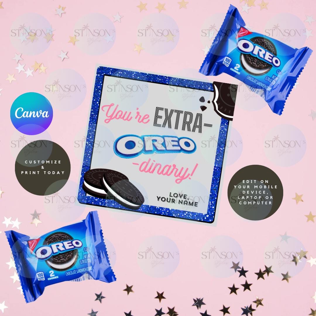 Youre Extra-oreo-dinary Tag - Etsy