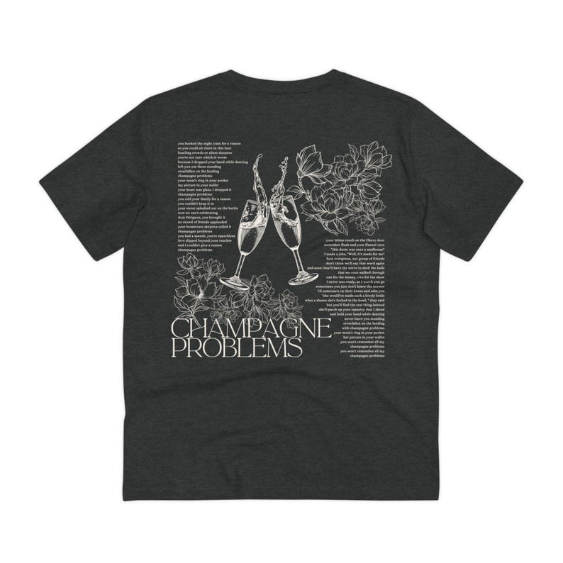 Taylor Swift Champagne Problems Organic Cotton T-shirt Unisex - Etsy