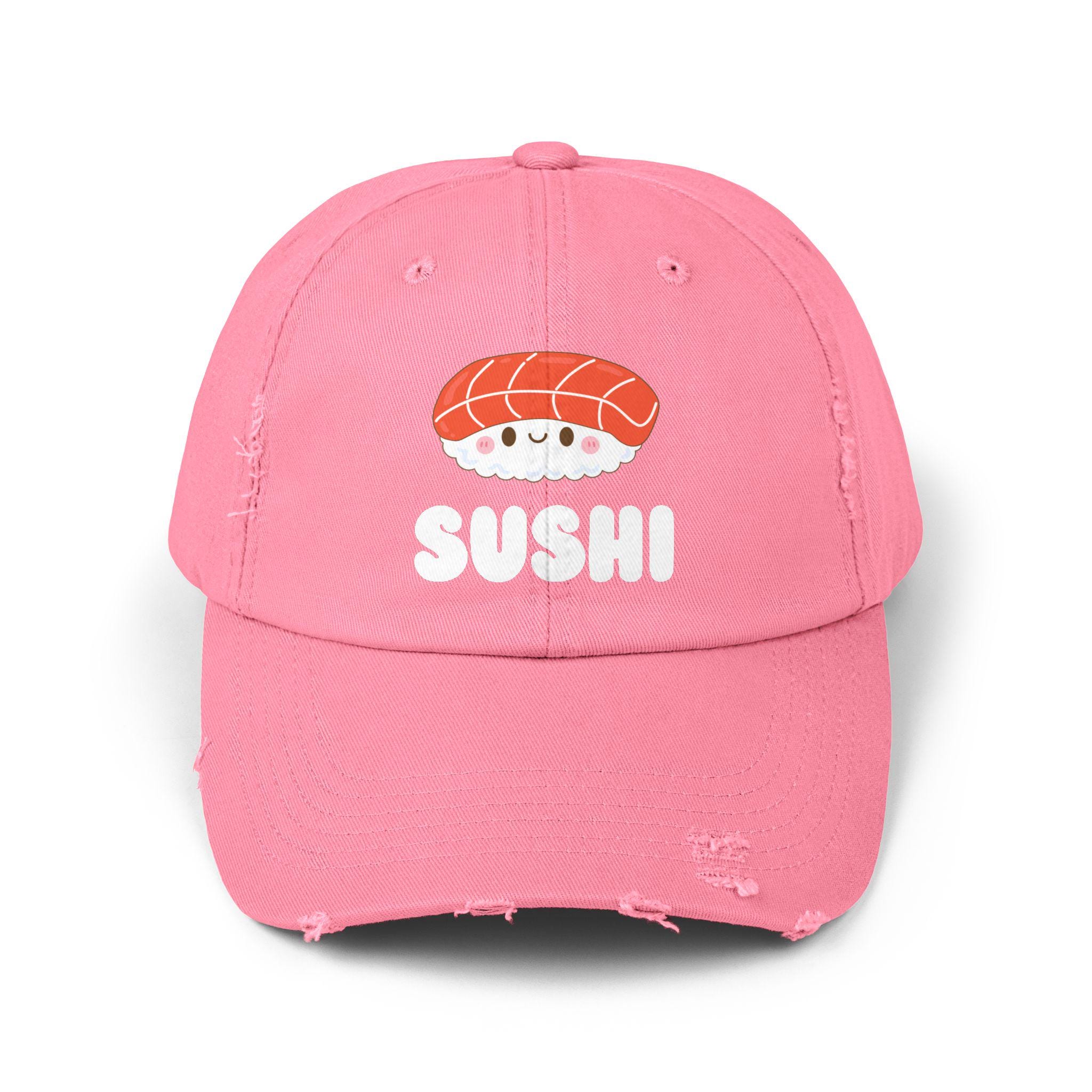 Salmon Nigiri Sushi Hat, Japanese Design Hat, Kawaii Hat, Anime Hat ...