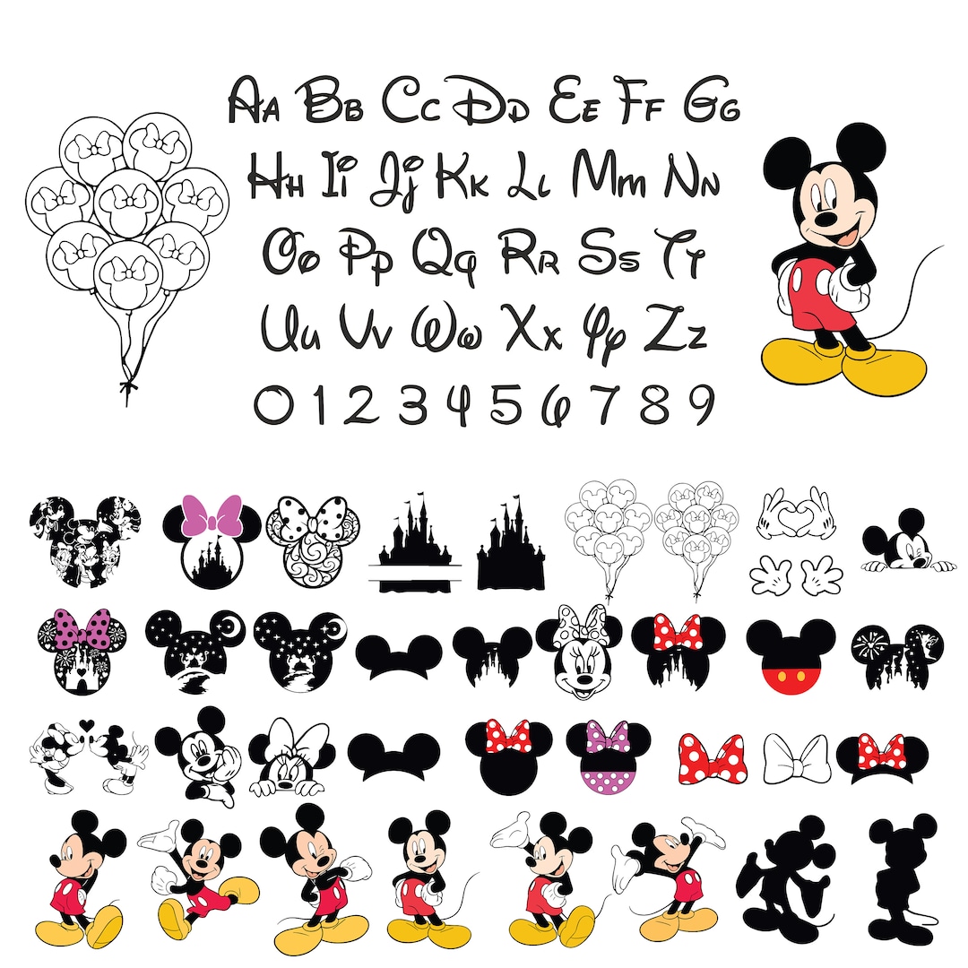 Mouse Alphabet SVG, Mouse Font SVG, Mouse Ttf Letters SVG, Customize ...