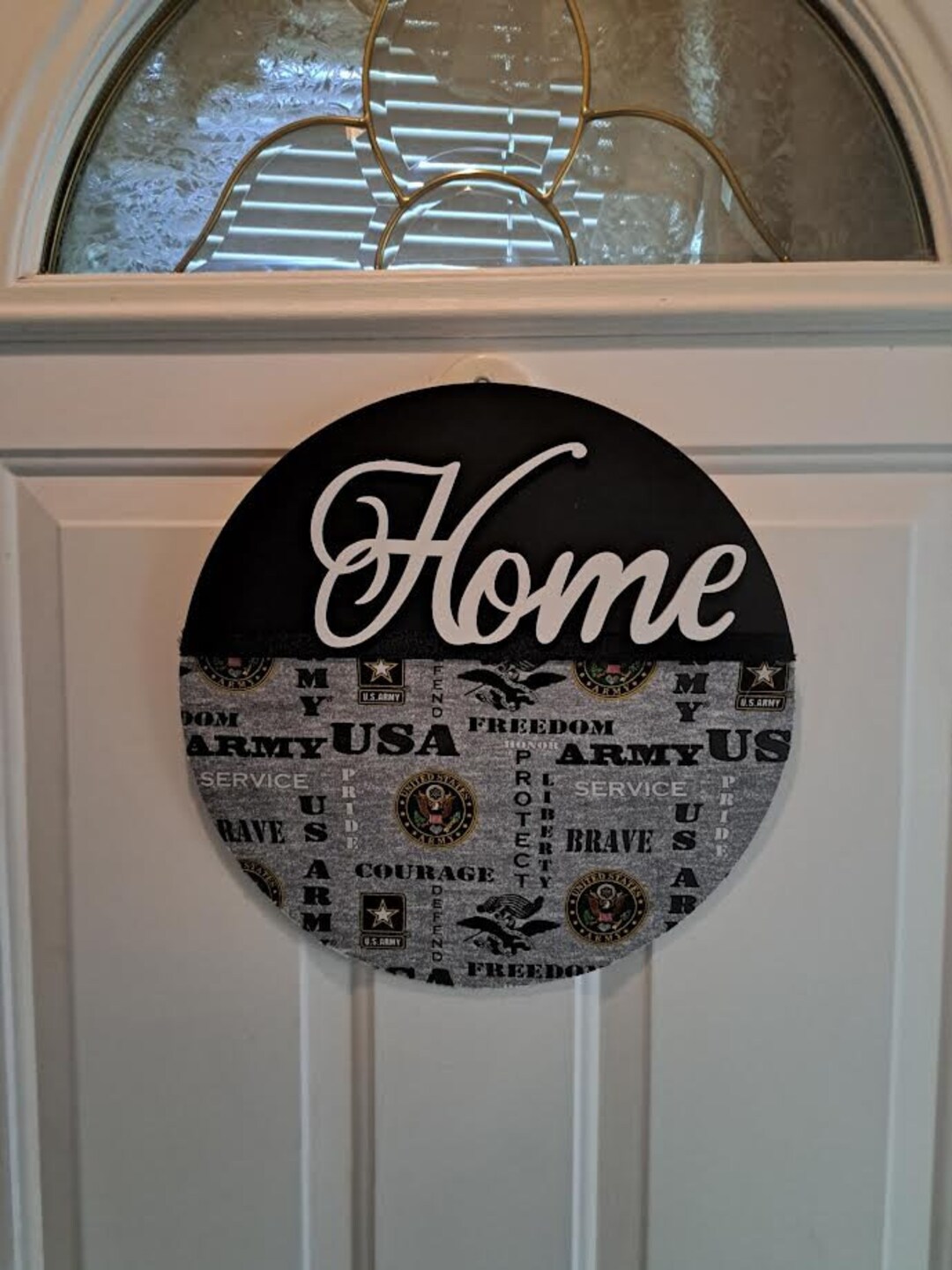 14" Army Door Hanger - Etsy