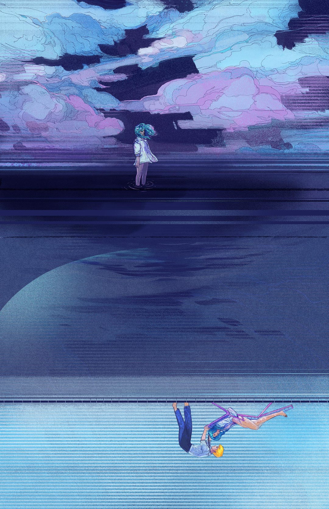 Poolside Vision - Sailor Moon Harumichi 11x17'' Print - Etsy