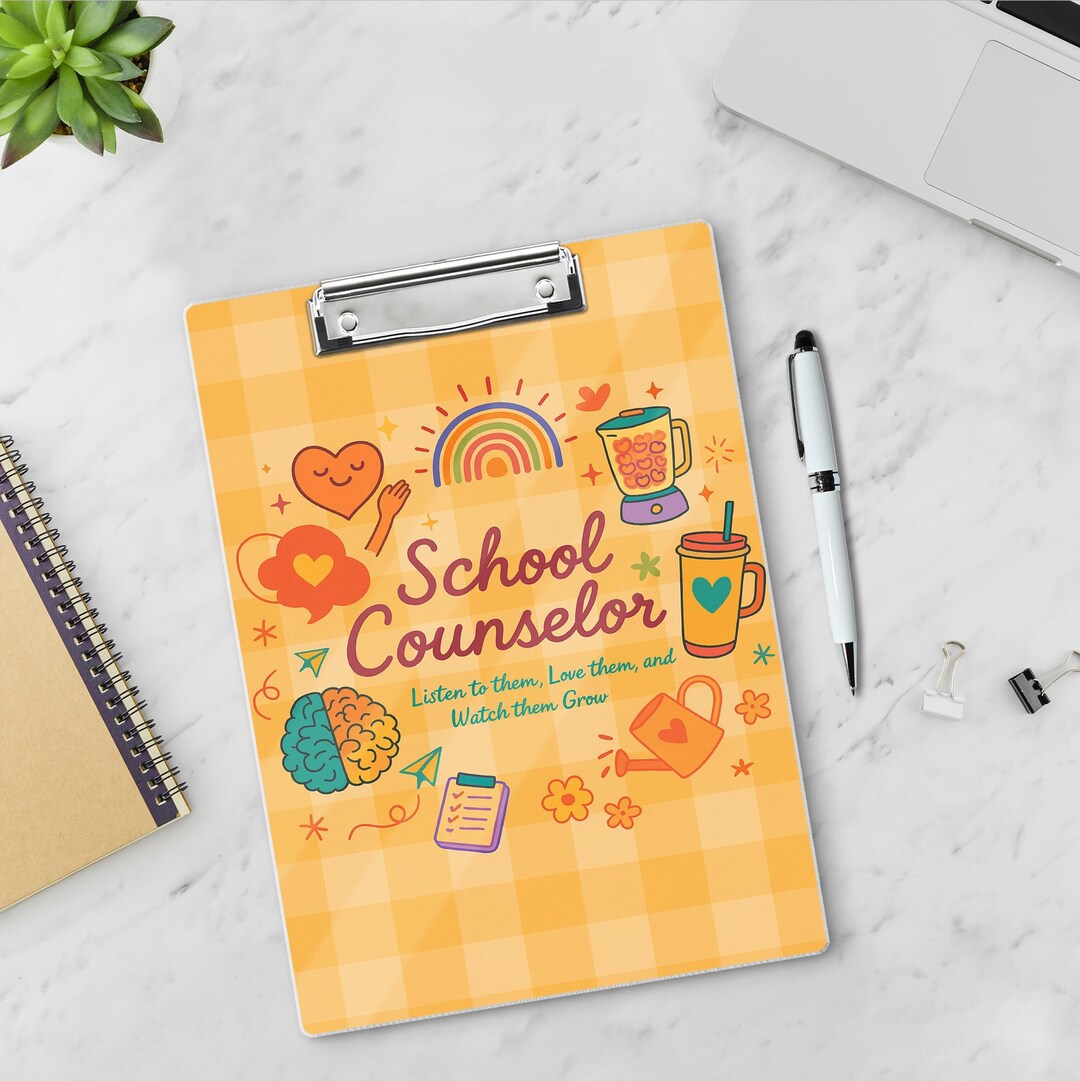 School Counselor Clipboard | Office Decor for Counselors | Back to ...