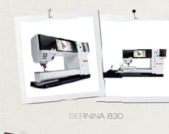 BERNINA Record 830 Vintage Sewing Machine Instruction / Operating Manual PDF Download - Etsy