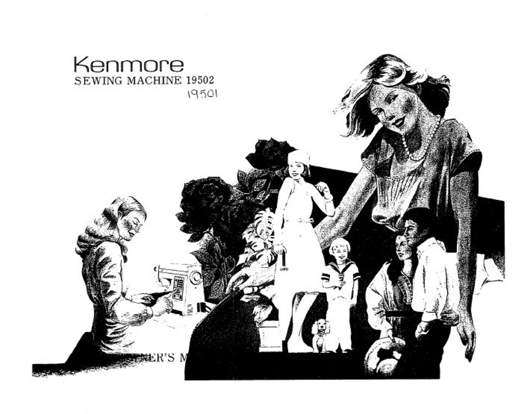Vintage KENMORE SEARS 19501 19502 PDF Manual Download - Etsy