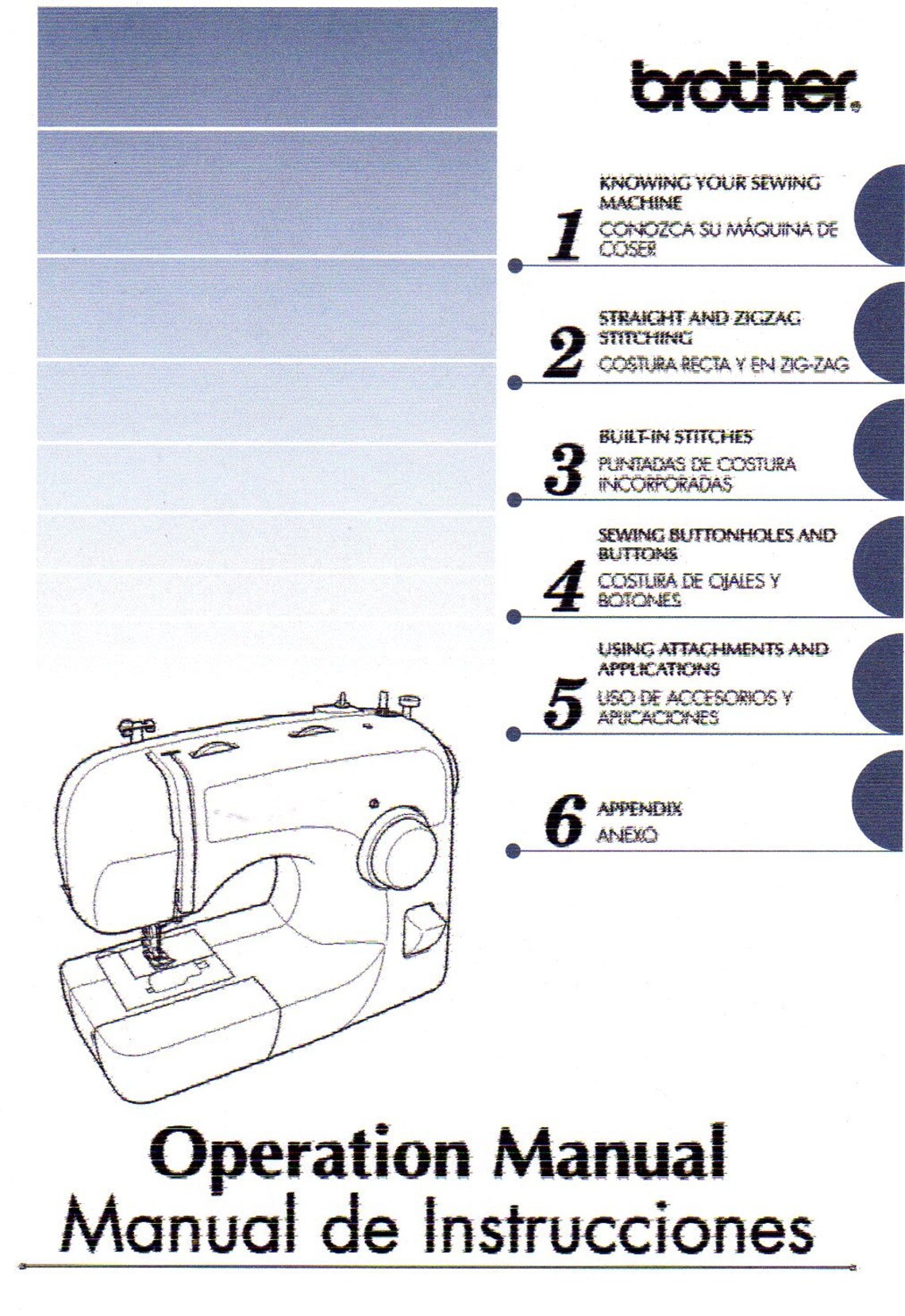 BROTHER XL-3750 Sewing Machine Owner's Manual Guide Download - Etsy