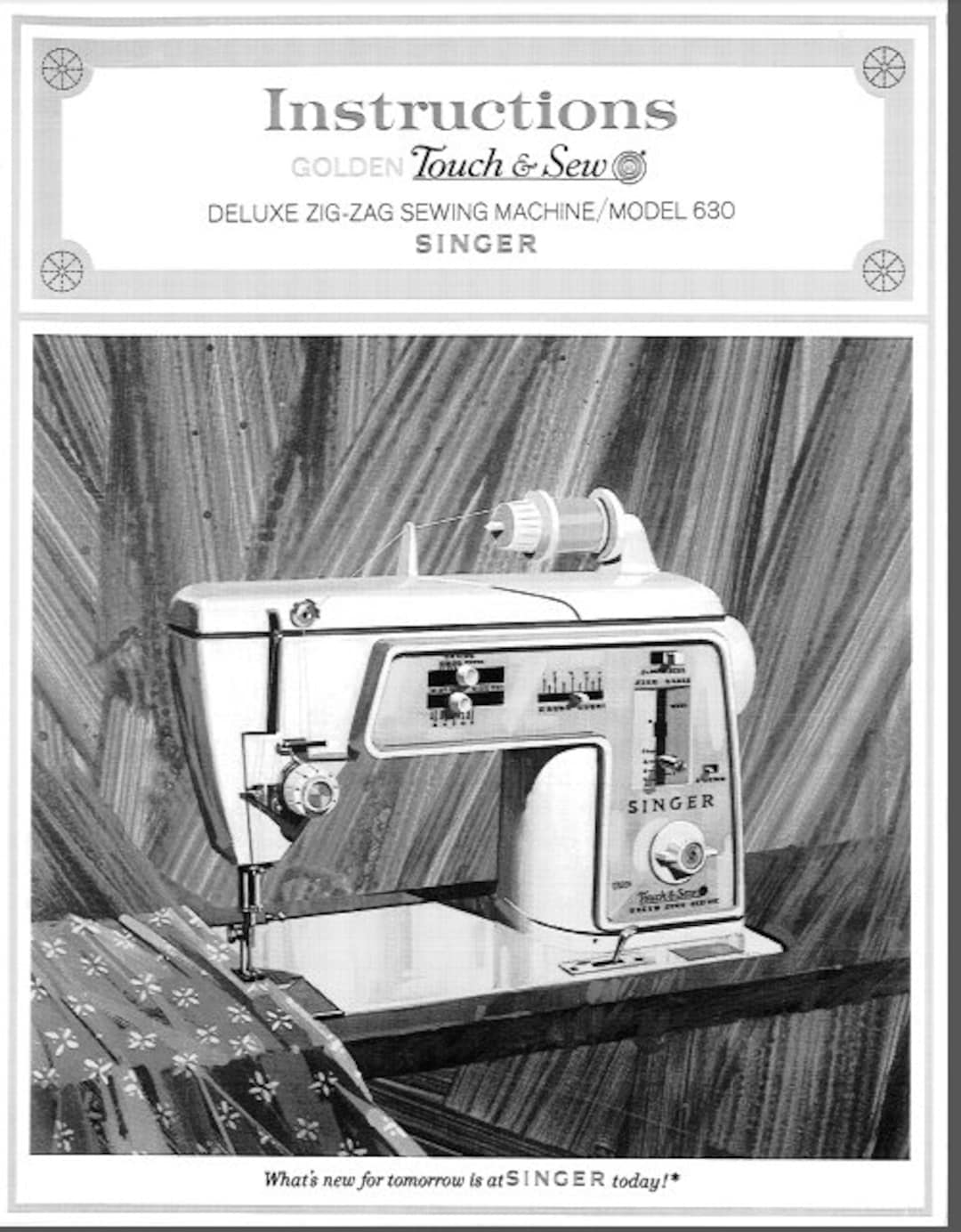 SINGER 603 Sewing Machine Owner's Manual Guide Download - Etsy