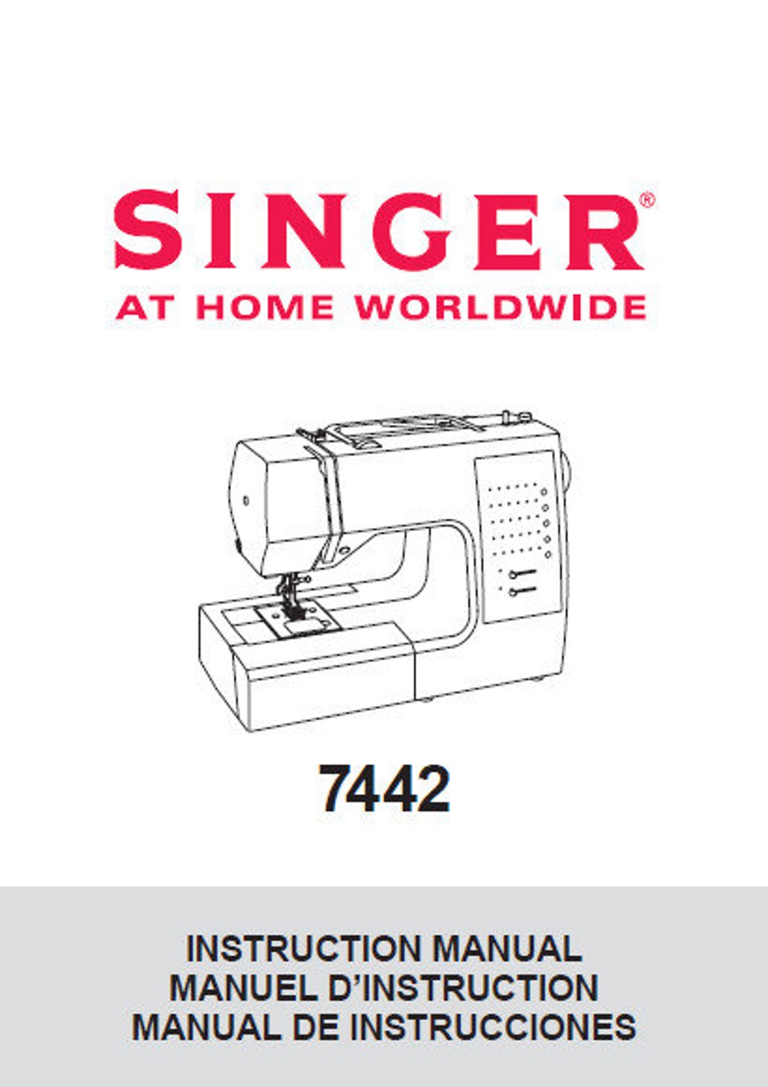SINGER 442 Sewing Machine Owner's Manual Guide Download - Etsy