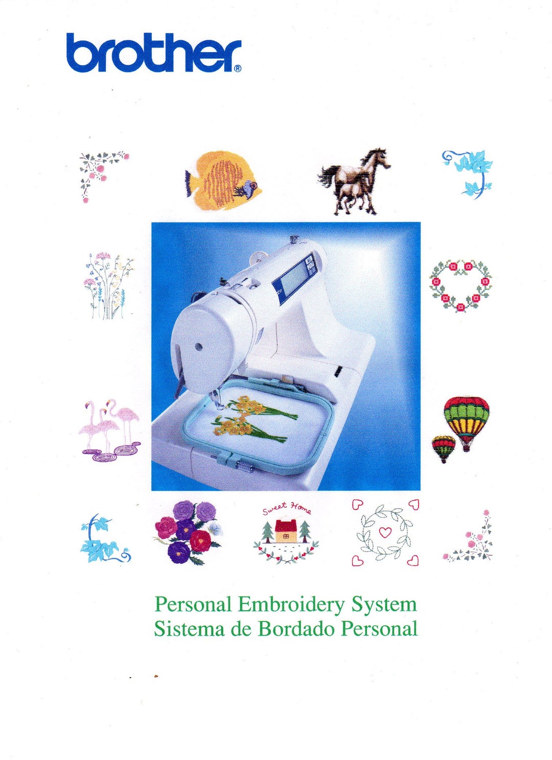 Brother PE-180D PE-190D Embroidery Machine Owners Manual Download - Etsy