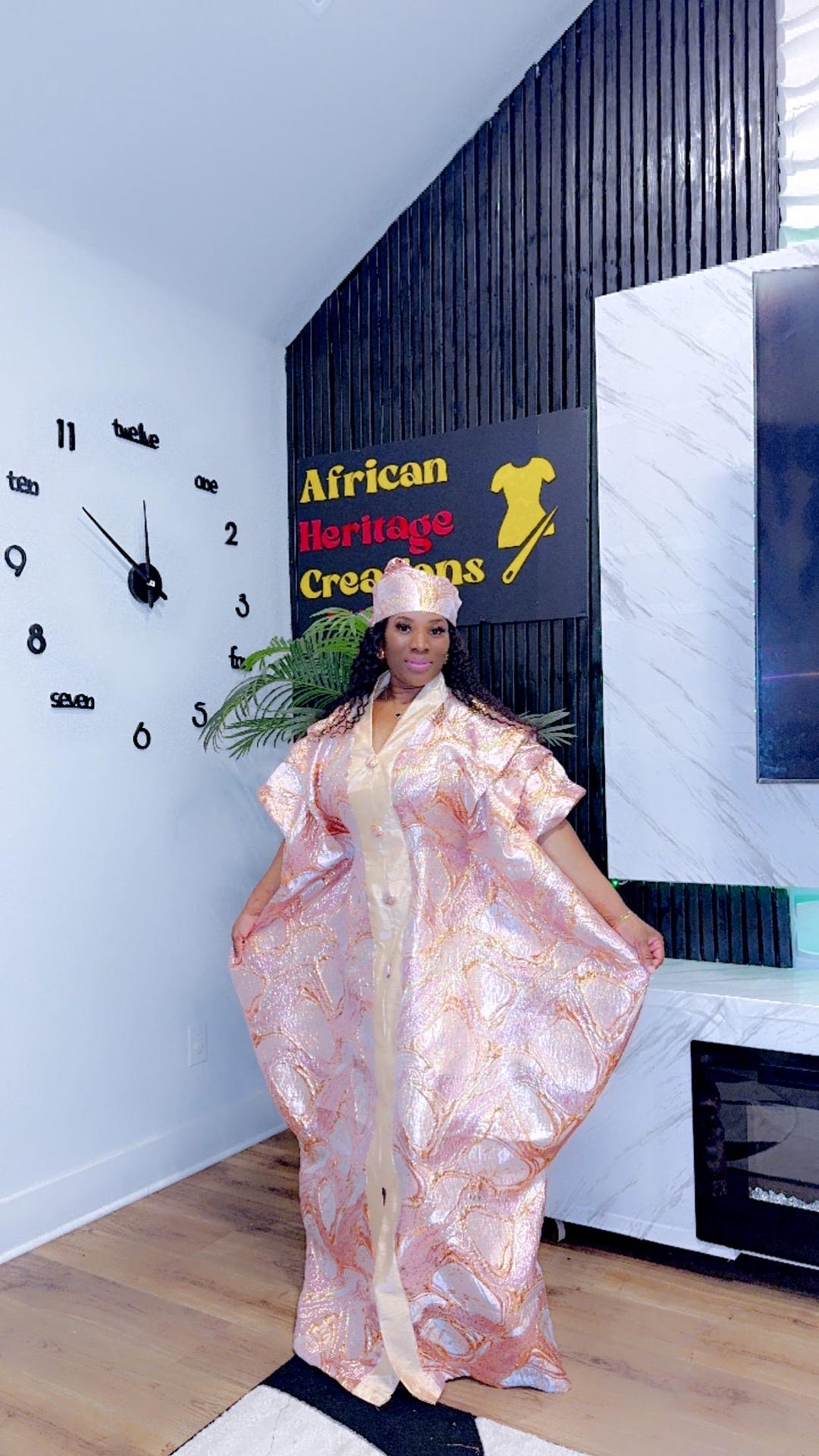 African Bubu Rich Aunty Bubu Kimono Jalabia Nigeria Custom Dress ...