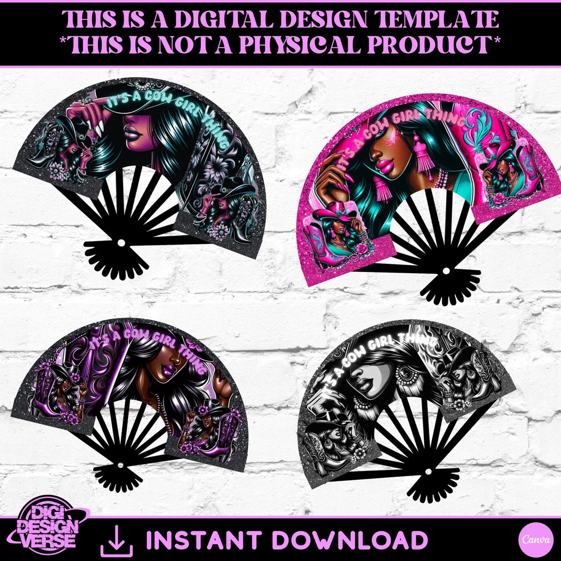 Clack Fan Templates Vol.1 - Etsy