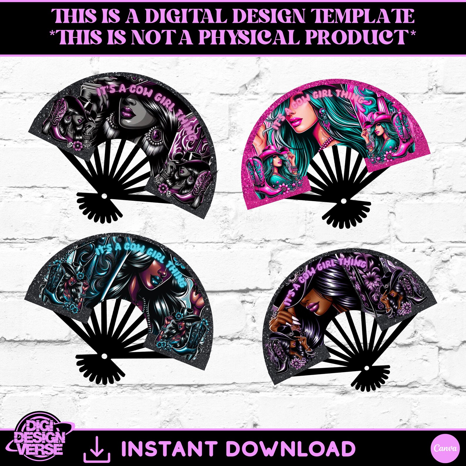 Clack Fan Templates Vol.1 - Etsy