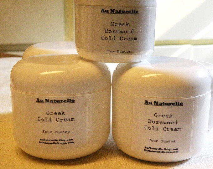 Organic Greek Cold Cream Four Ounces - Etsy