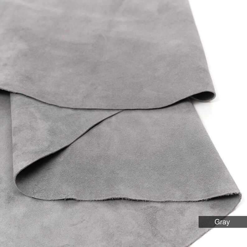 Italian Cowhide Suede Leather Sheets | Premium Suede Leather Hides ...