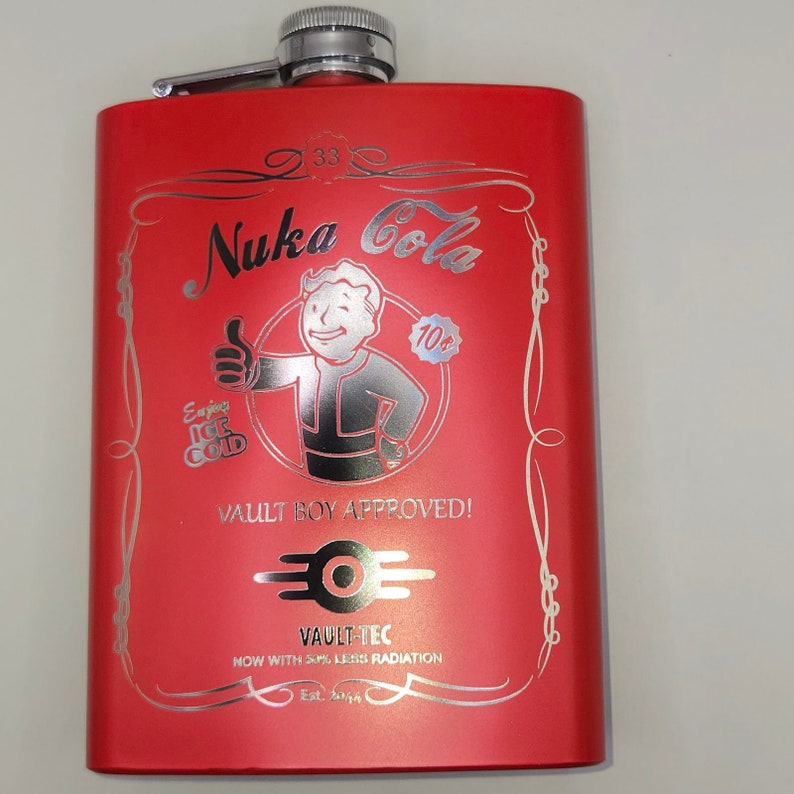 Unoffical Red Nuka Cola Fallout Theme 8oz Flask - Etsy