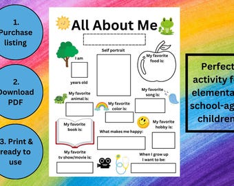 All About Me First Day of Class Teacher Activity, Getting to Know You ...