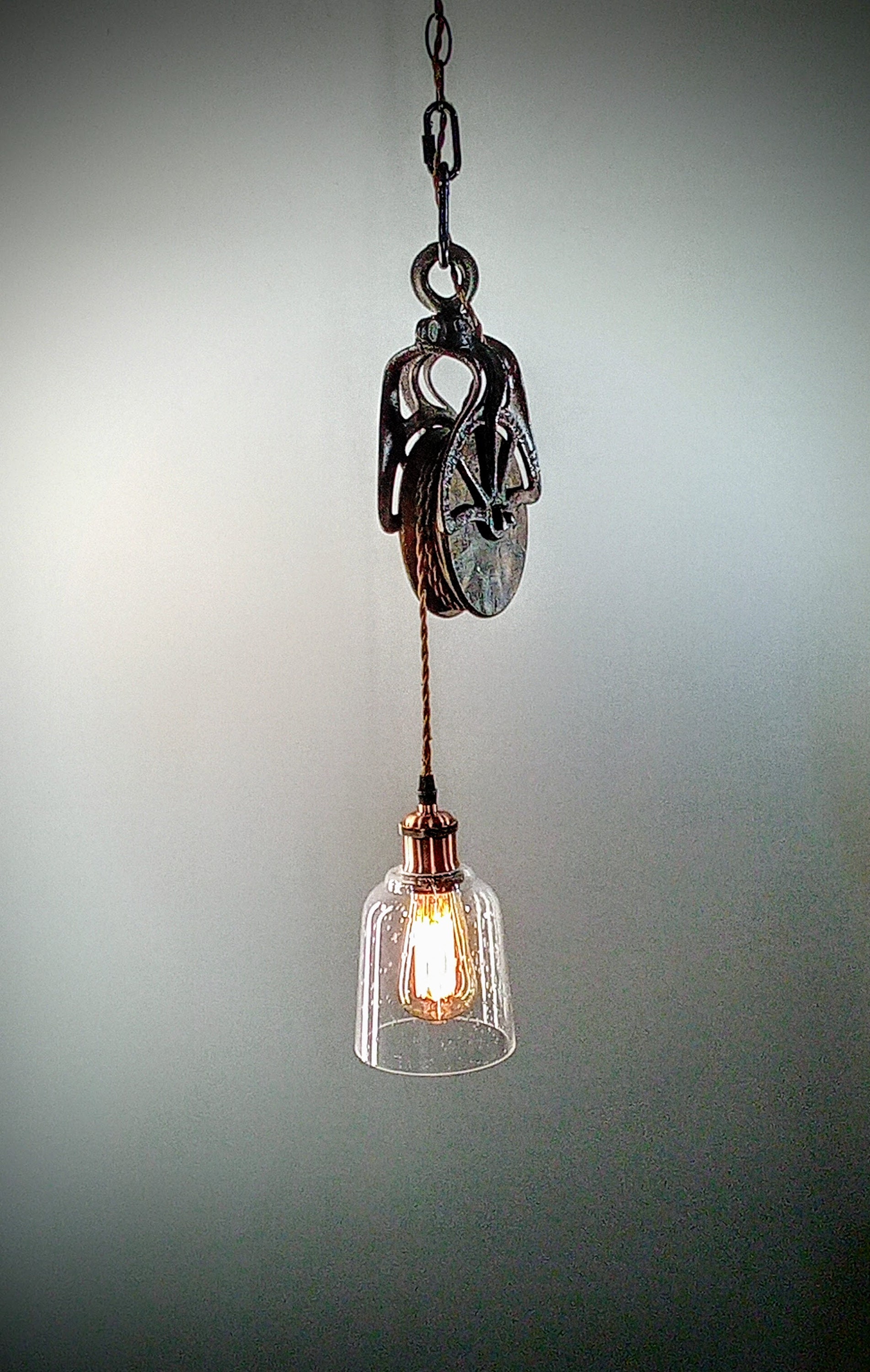Pulley Light Fixture - Etsy