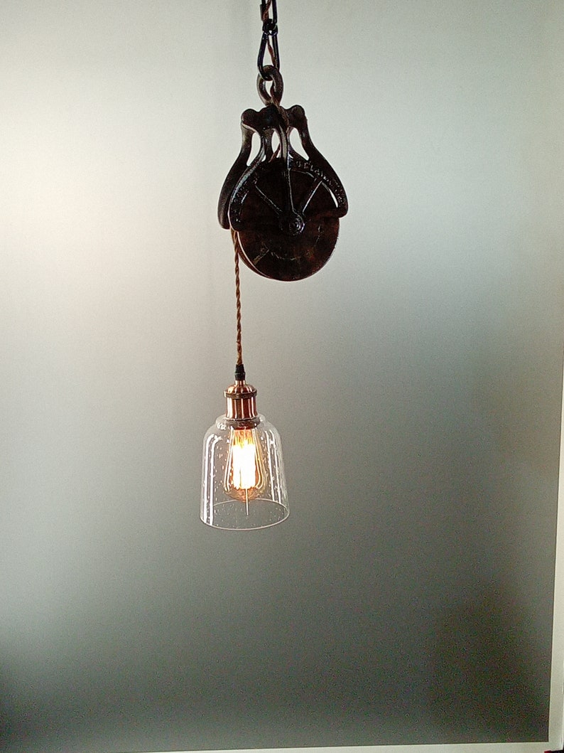 Pulley Light Fixture - Etsy